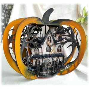 Pumpkin Haunted House - MDF Wood Kit